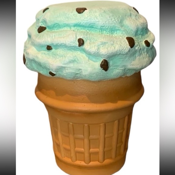 Other | New Chocolate Chip Mint Ice Cream Food Stool Display Table Tik ...